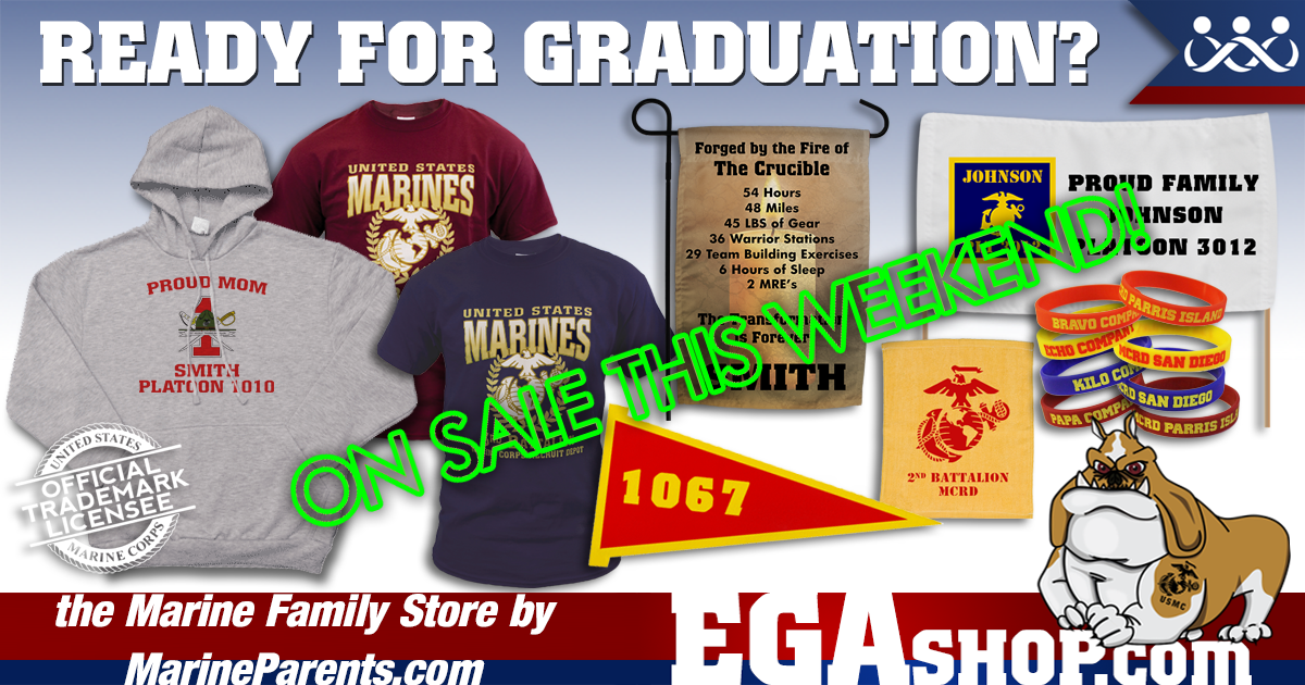 Banners for Marine Corps Boot Camp Graduation